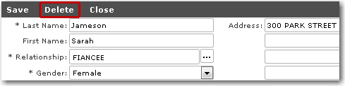Editing a Crew Profile record