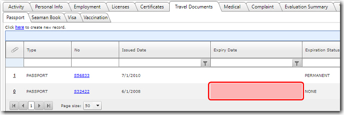 Checking Expiry Dates of Travel Documents